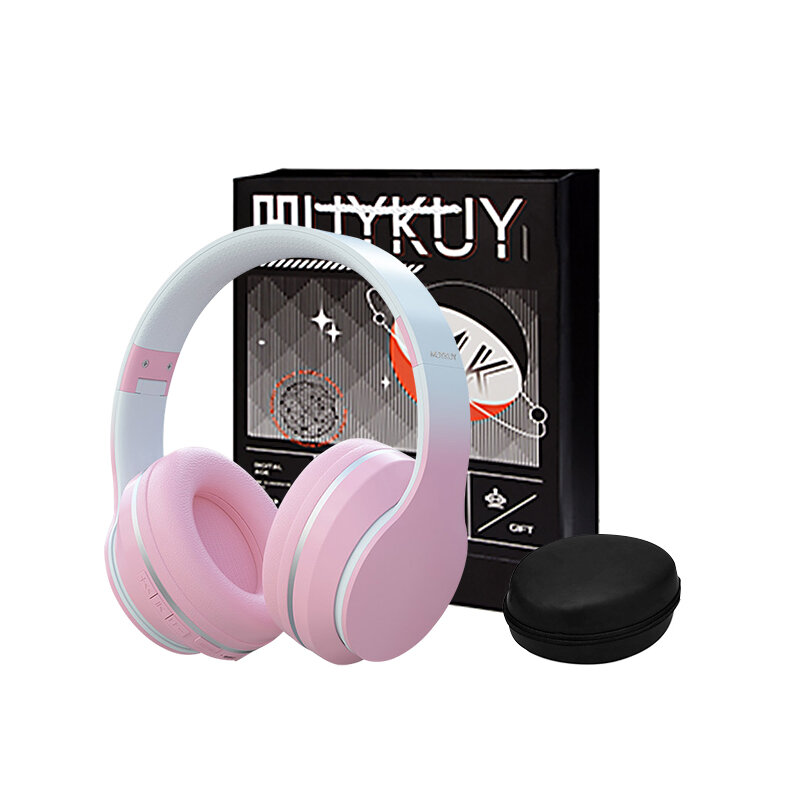 Беспроводные накладные наушники MUYKUY mk-dw075-ej-5+mk-dw083-et-2