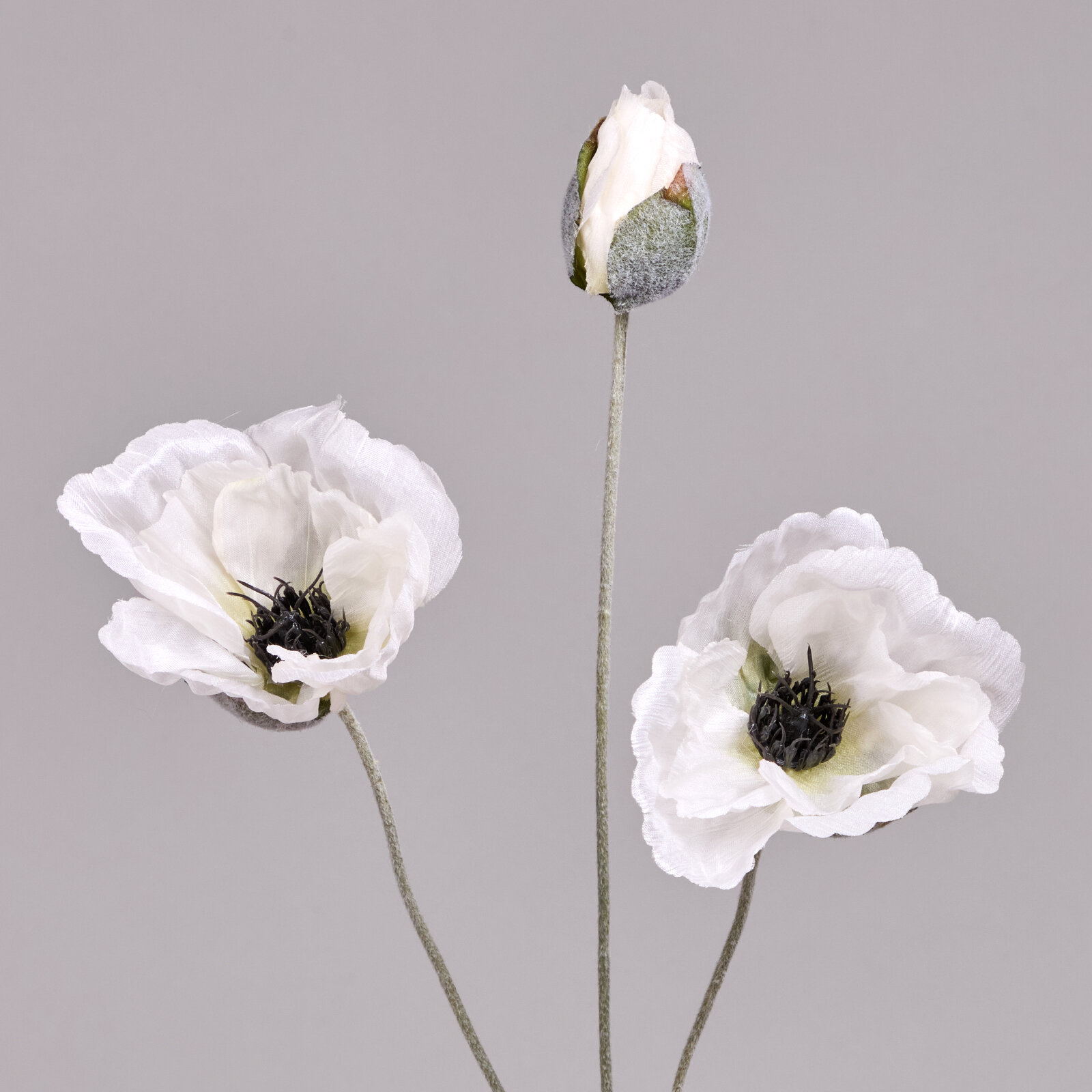 Цветок искусственный мак высота=50см. KSG-287-574