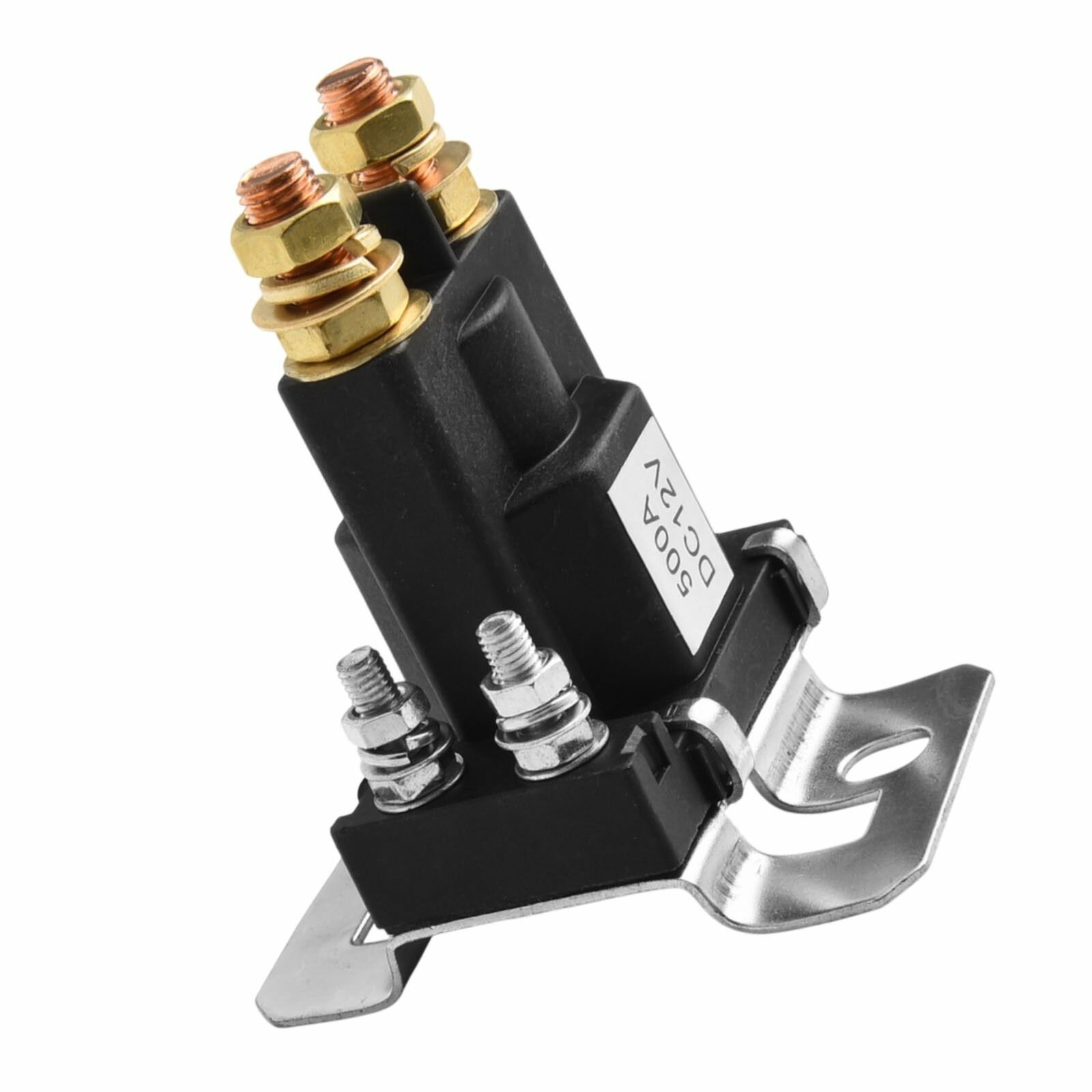 Реле стартера высокого тока 500A DC12V SPST автоматический пусковой контактор GAW с двумя аккумуляторами