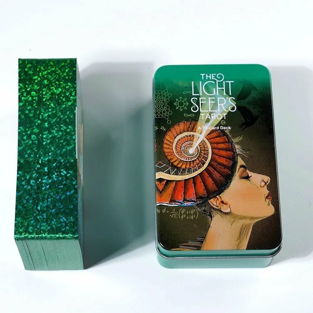 Карты Таро Светлого Провидца в жестяной коробке The Light Seer's Tarot 10.3*6см