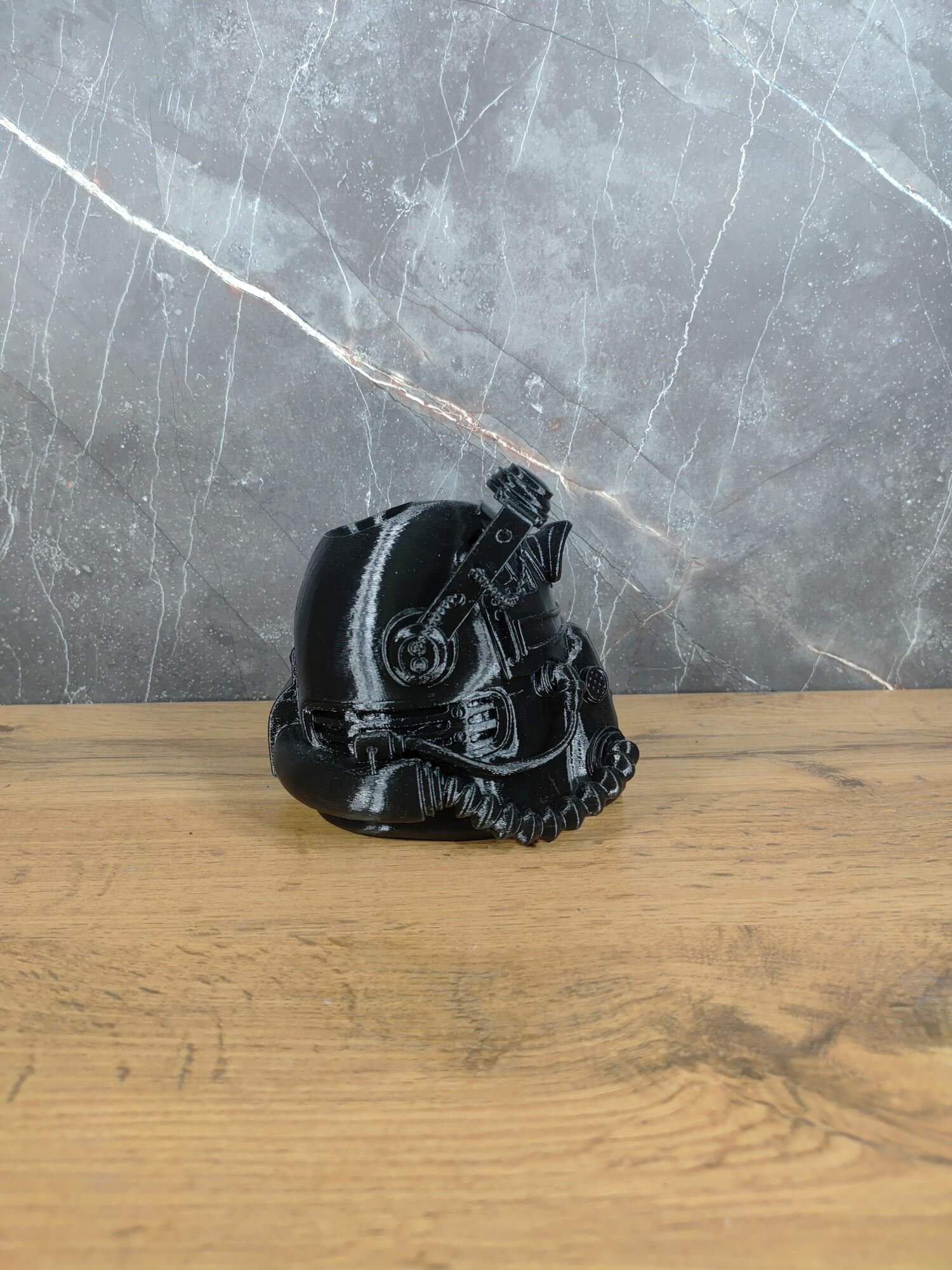 Шлем силовой брони Fallout для настольных и Dungeons & Dragons , dnd dice tower — фото 1