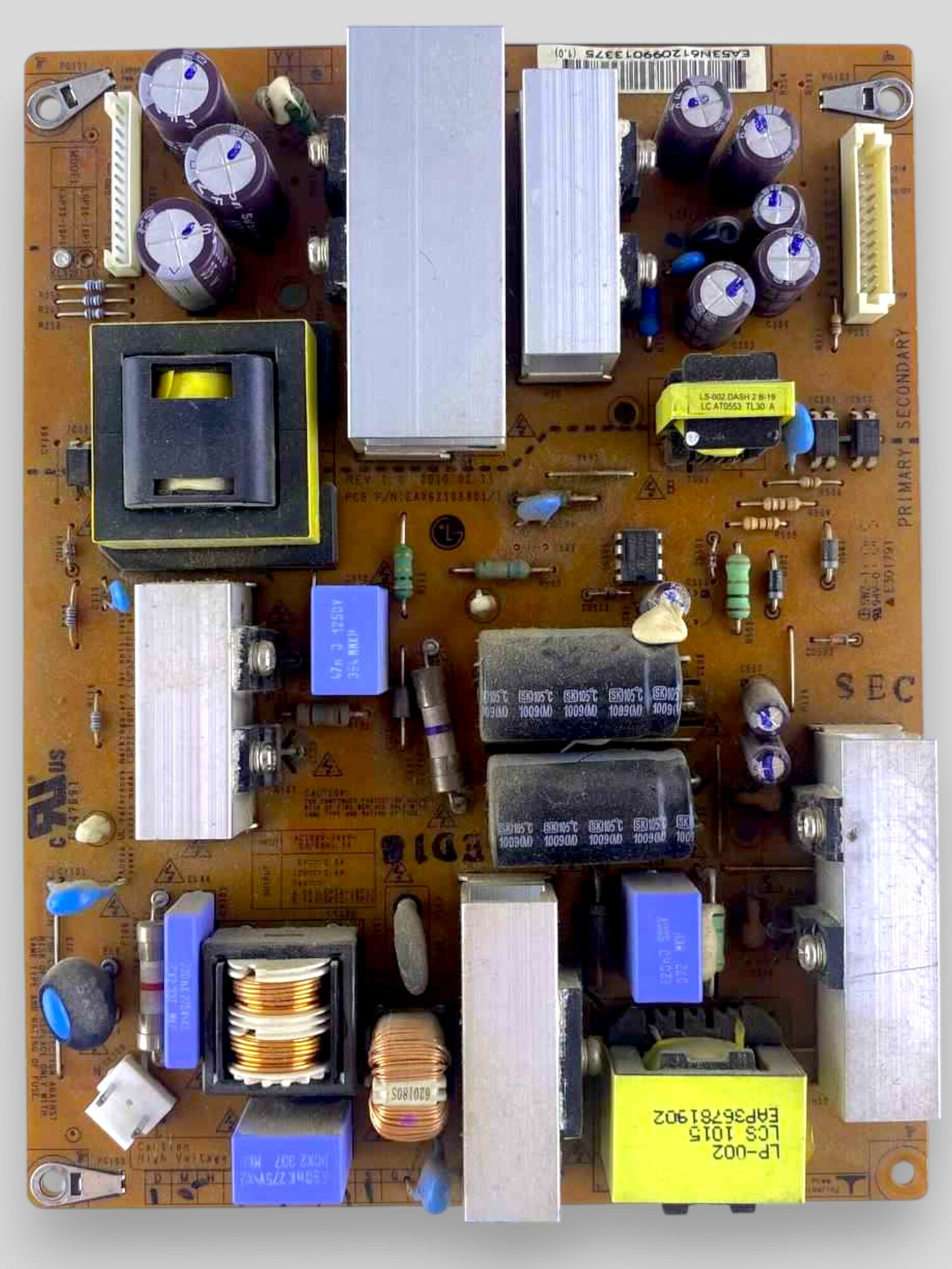 Блок питания PSU: EAX62106801/1 LGP32-10PI REV1.0 для телевизора LG 32LD320