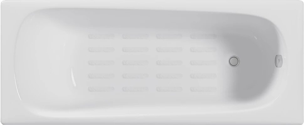 Ванна чугунная Delice Continental DLR230640-AS 120x70 см, с антискользящим покрытием, белый