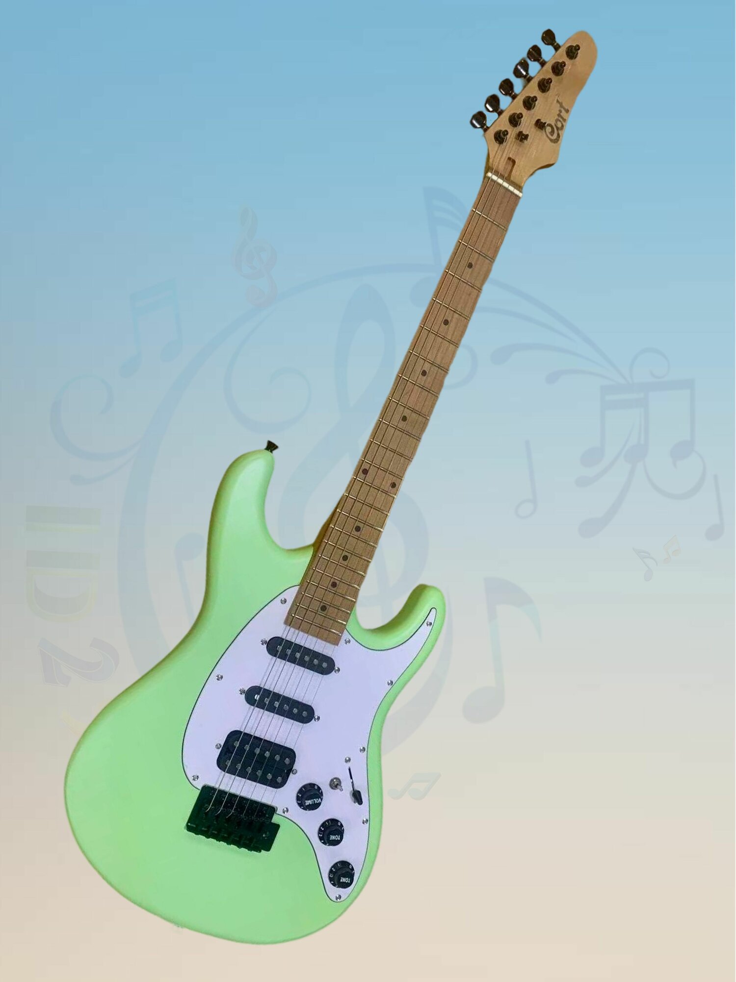 Электрогитара 6-струнная, Электрическая гитара корпус Дерево