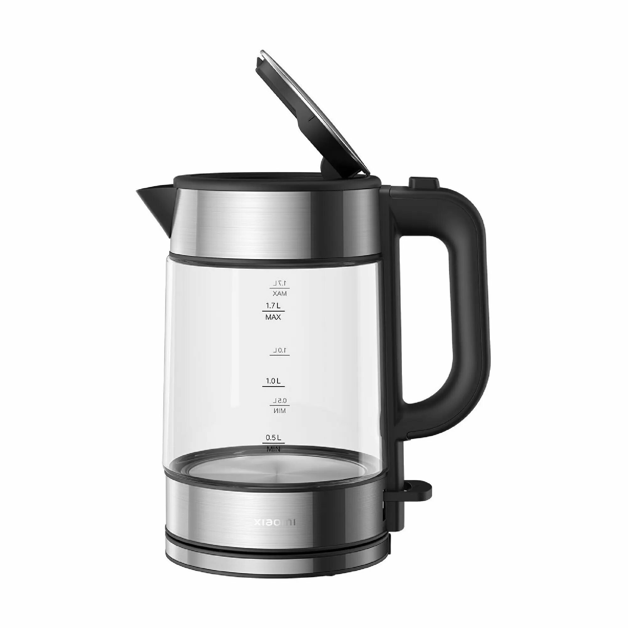 Чайник xiaomi электрический с белой подсветкой Xiaomi Electric Glass Kettle, 1.7 литра, 2200 Вт, черный