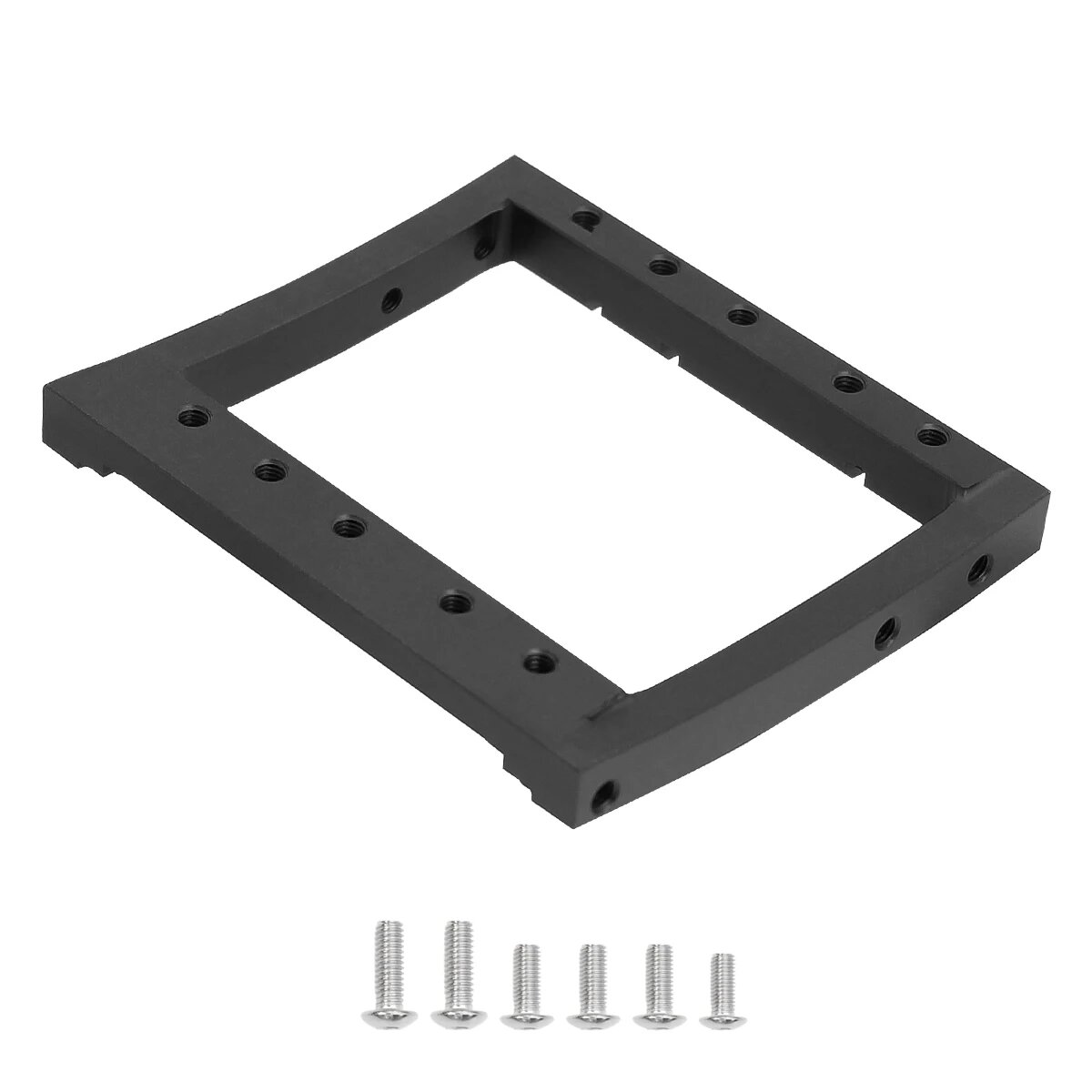 Алюминиевые направляющие шасси LCG для RC Crawler SCX10 Capra Черный, Black Servo mount