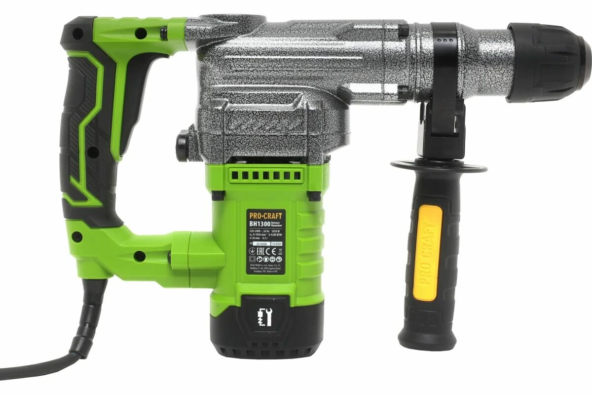 Перфоратор BH1300 Procraft 1050 Вт, 4,5 Дж, 0-4200 уд/мин, SDS+