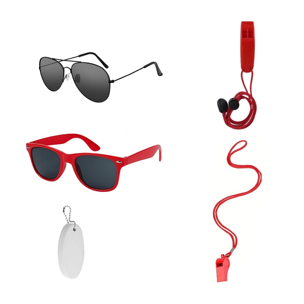 1 комплект пляжных надувных плавучих досок, буй, свисток, солнцезащитные очки для детей-стиль 3