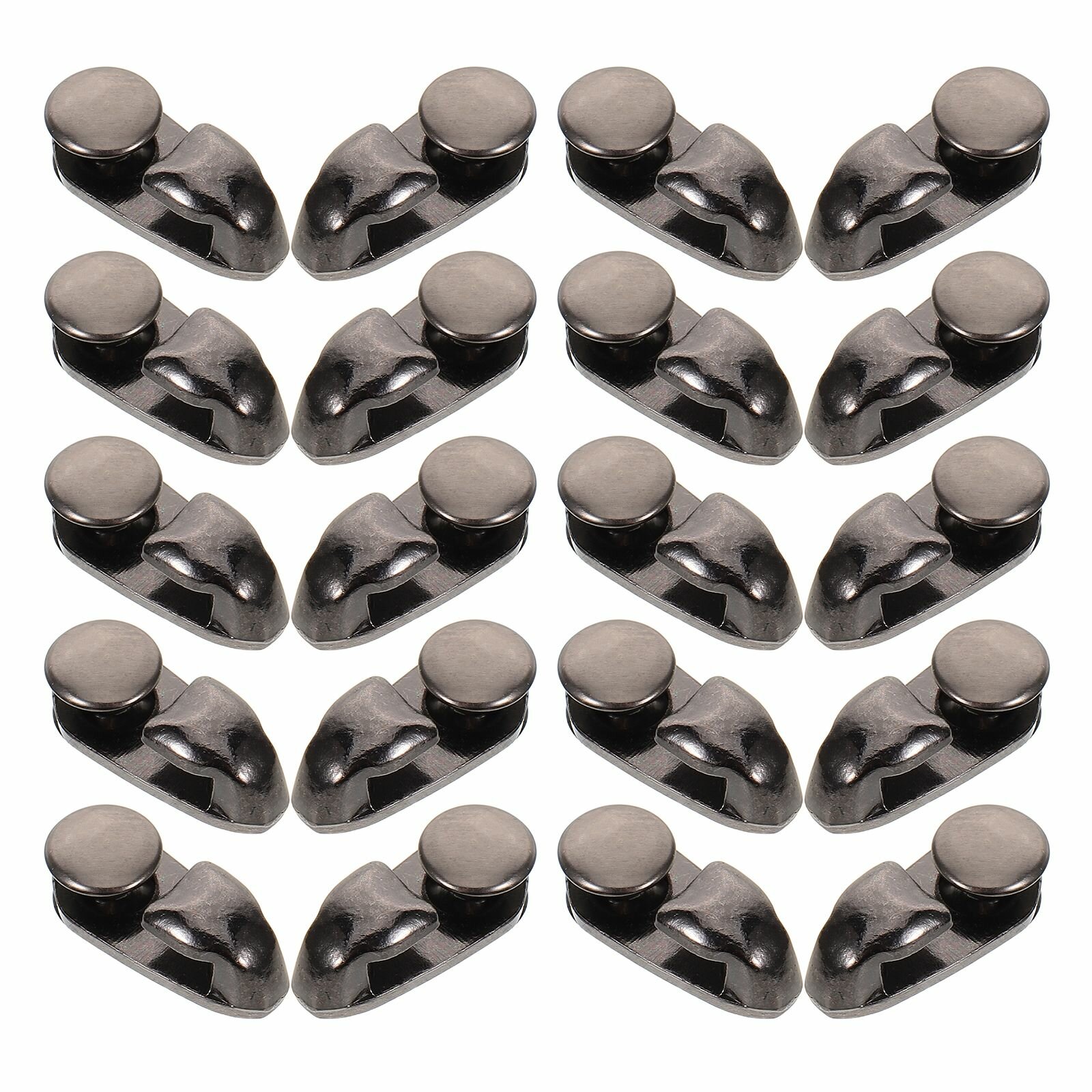 Быстросъемные Крючки Для Шнурков Из Металла, Подходят Для Пеших Прогулок И Походов, 20 Комплектов