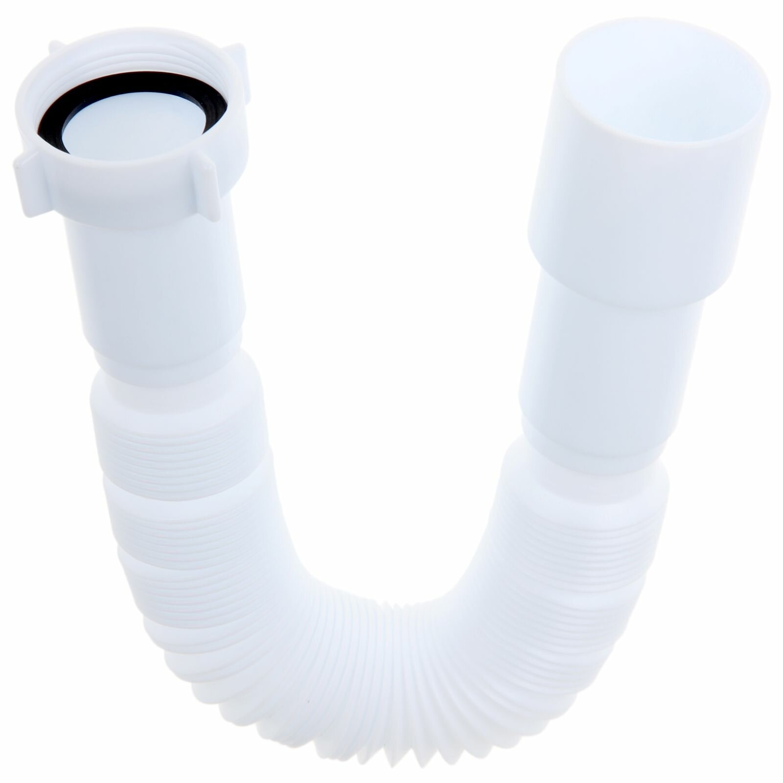 Гофросифон K106, 1 1/2" х 40/50 мм, без выпуска, L- 366-776 мм, 1 шт.