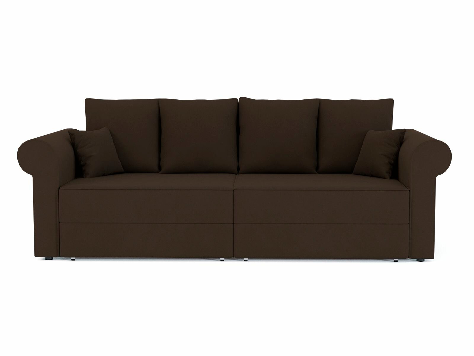 Диван - кровать Флоренция, еврокнижка-трансформер, 239*96*96, велюр Зара Браун 20