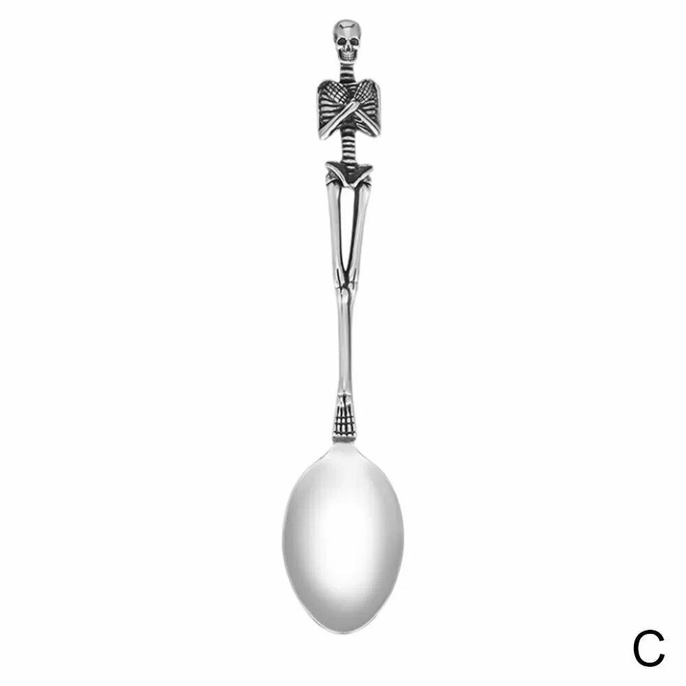 Набор столовых приборов Skeleton Cutlery, нержавеющая сталь, серебристый