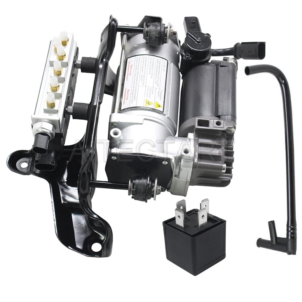 Для Mercedes W220 S-Class компрессор с пневматической подвеской в сборе с блоком клапанов, реле и воздушной трубой OEM 2203200258 2203200104