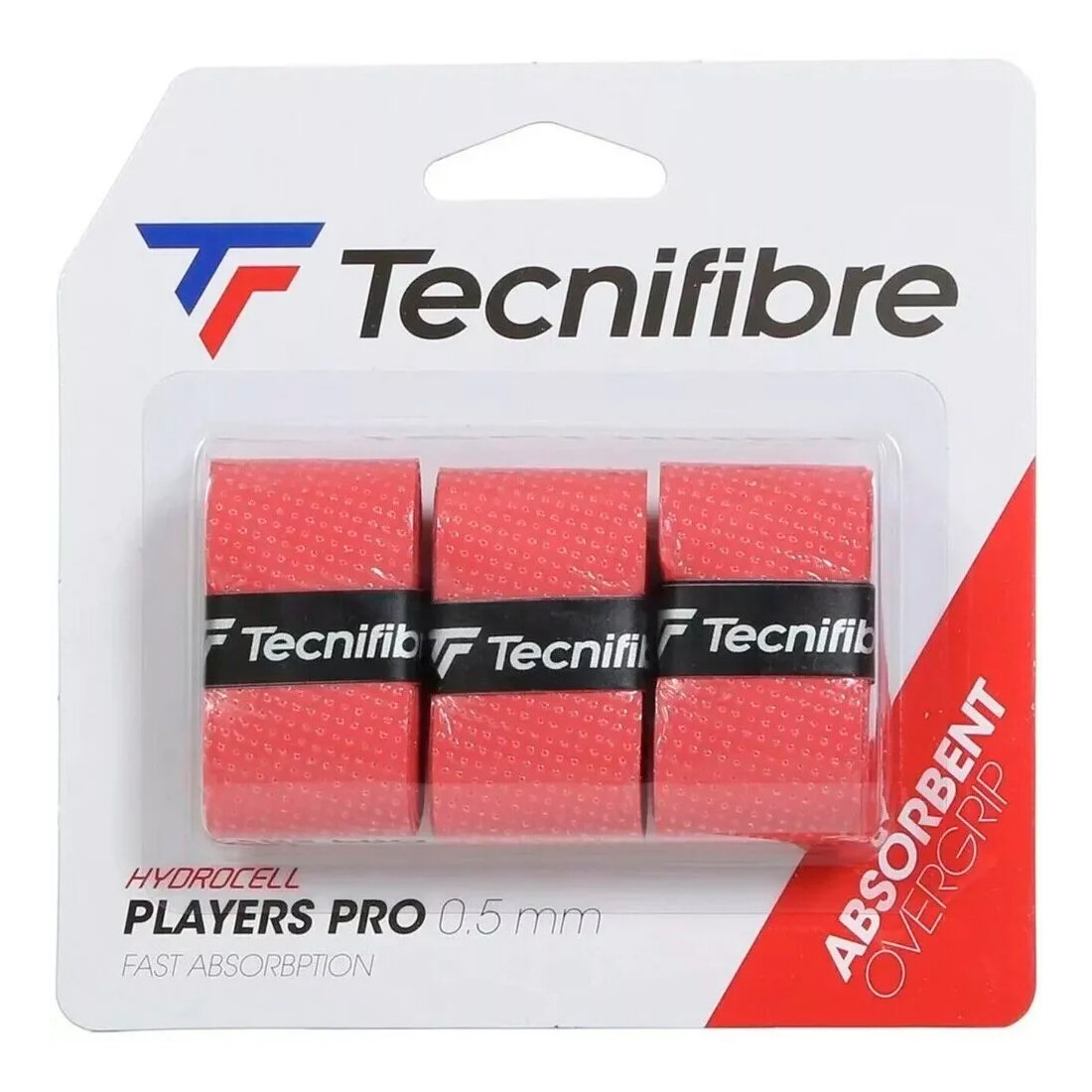 Обмотка для ручки ракетки Tecnifibre Overgrip Pro Players x3 Red 52ATPPLARD