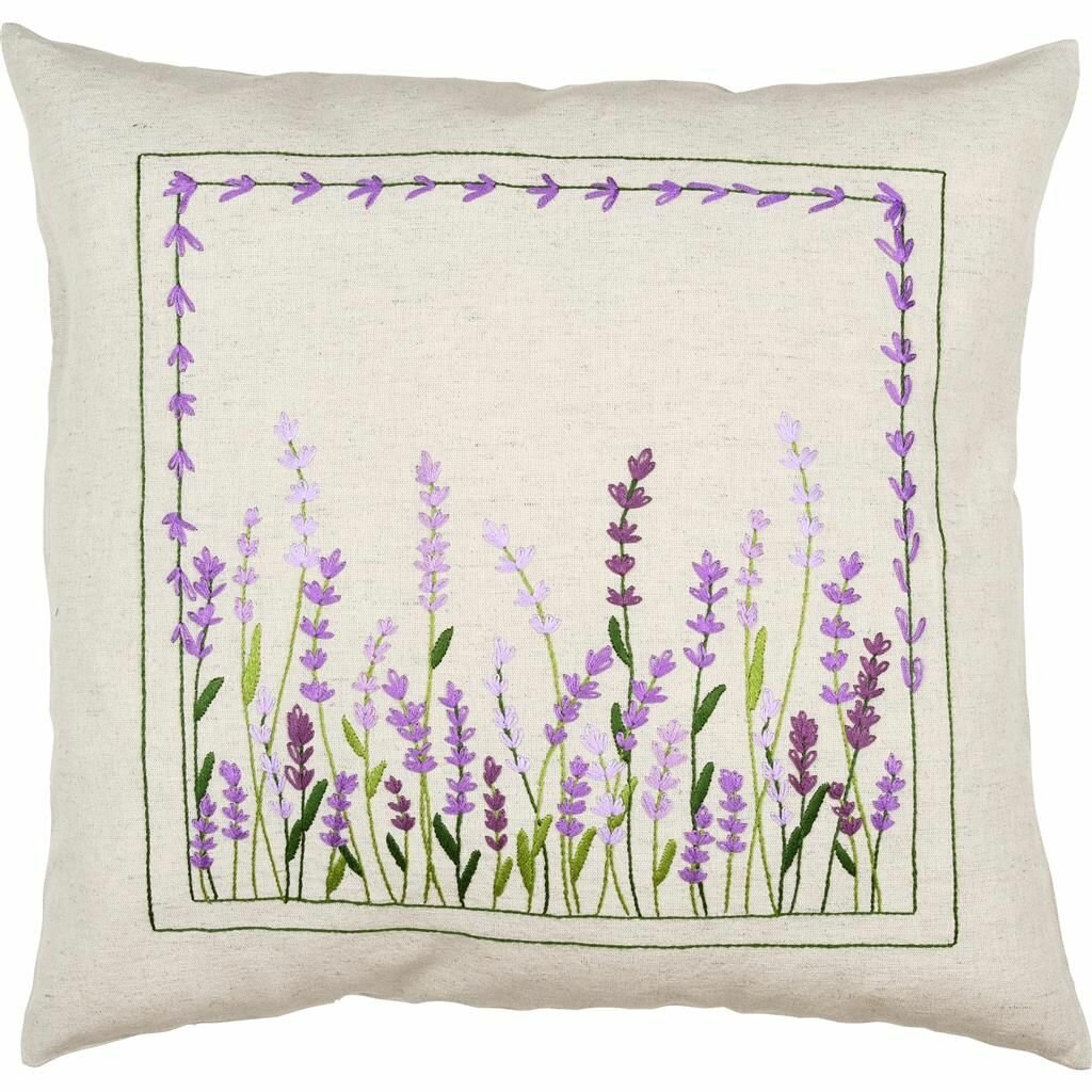 PN-0222938 Набор для вышивания (подушка) "Лаванда" Vervaco