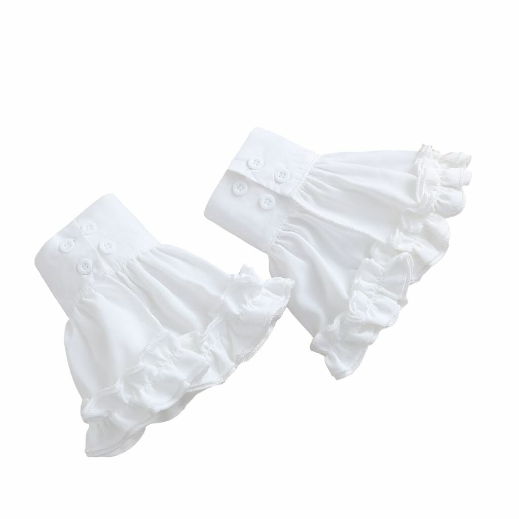 Искусственные рукава-белый