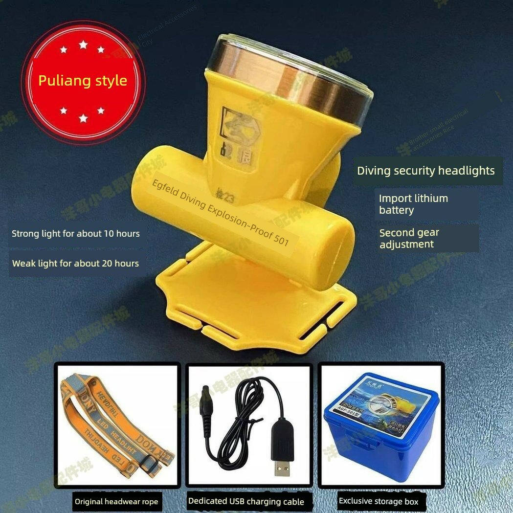 Взрывозащищенный налобный фонарь для морского применения, АЗС, химических заводов, мощный шахтерский фонарь, специально