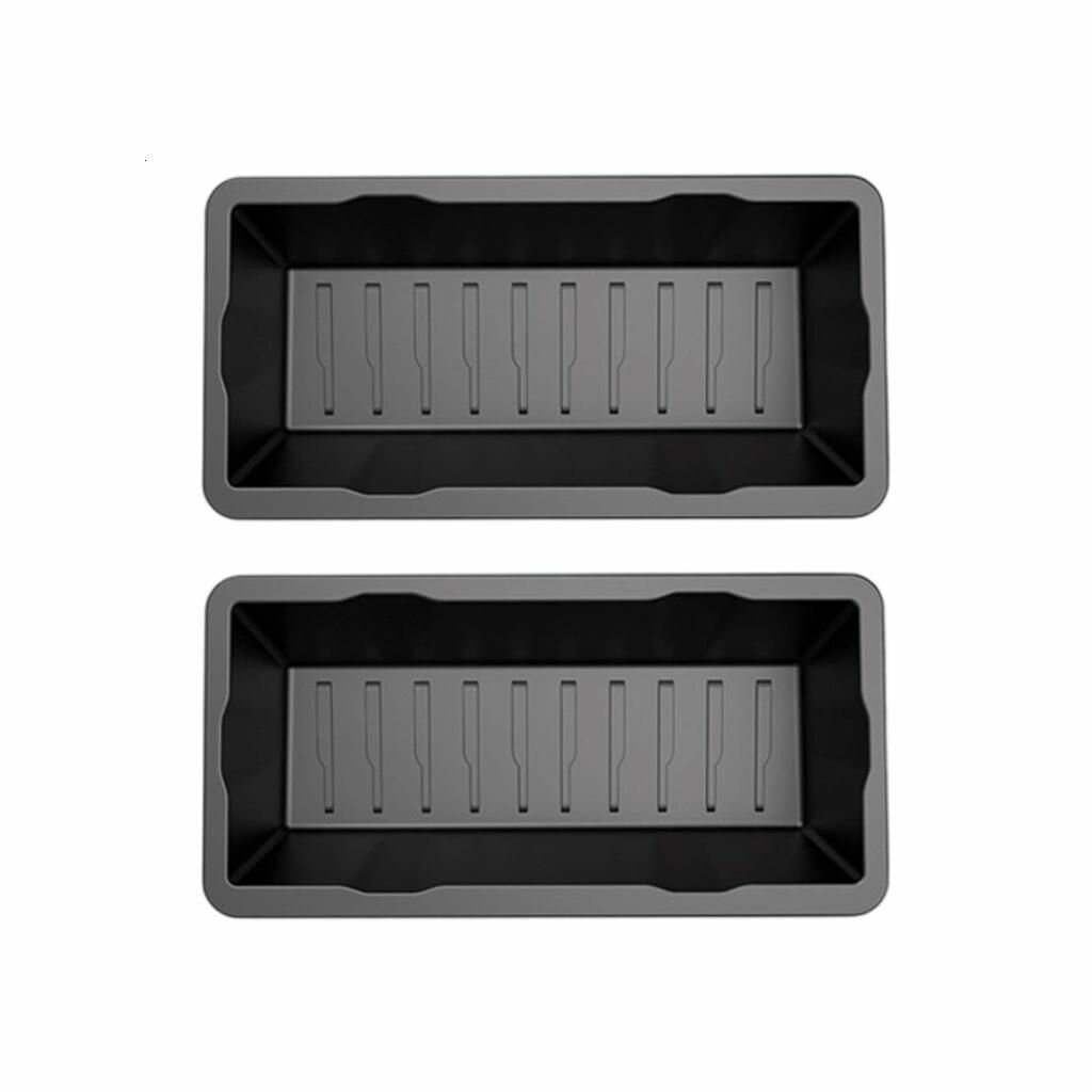 Коробка для хранения под сиденьем автомобиля с антискользящим основанием для модели Y 2025, легкий доступ, 2 - A