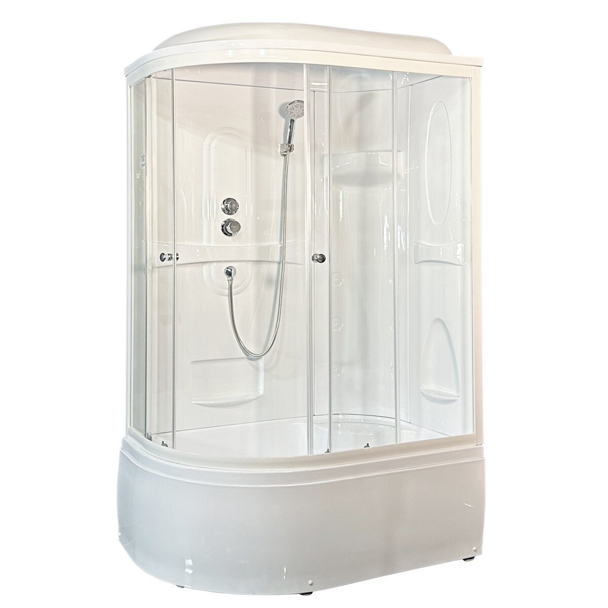 Душевая кабина Royal Bath 8120BK1-T-R прозрачное