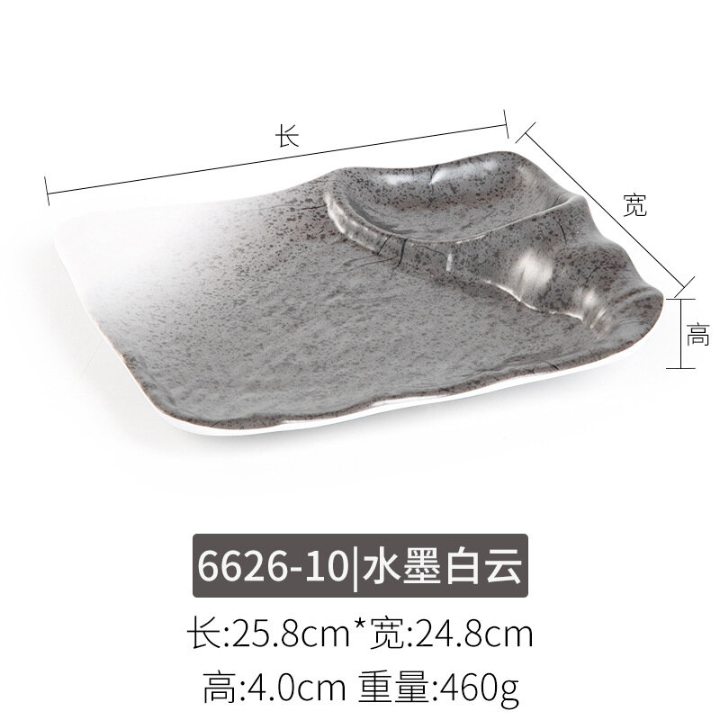 Меламин Кубок творческий имитация фарфора ресторан отель посуда специальной формы блюдо холодное блюдо закуска пластина