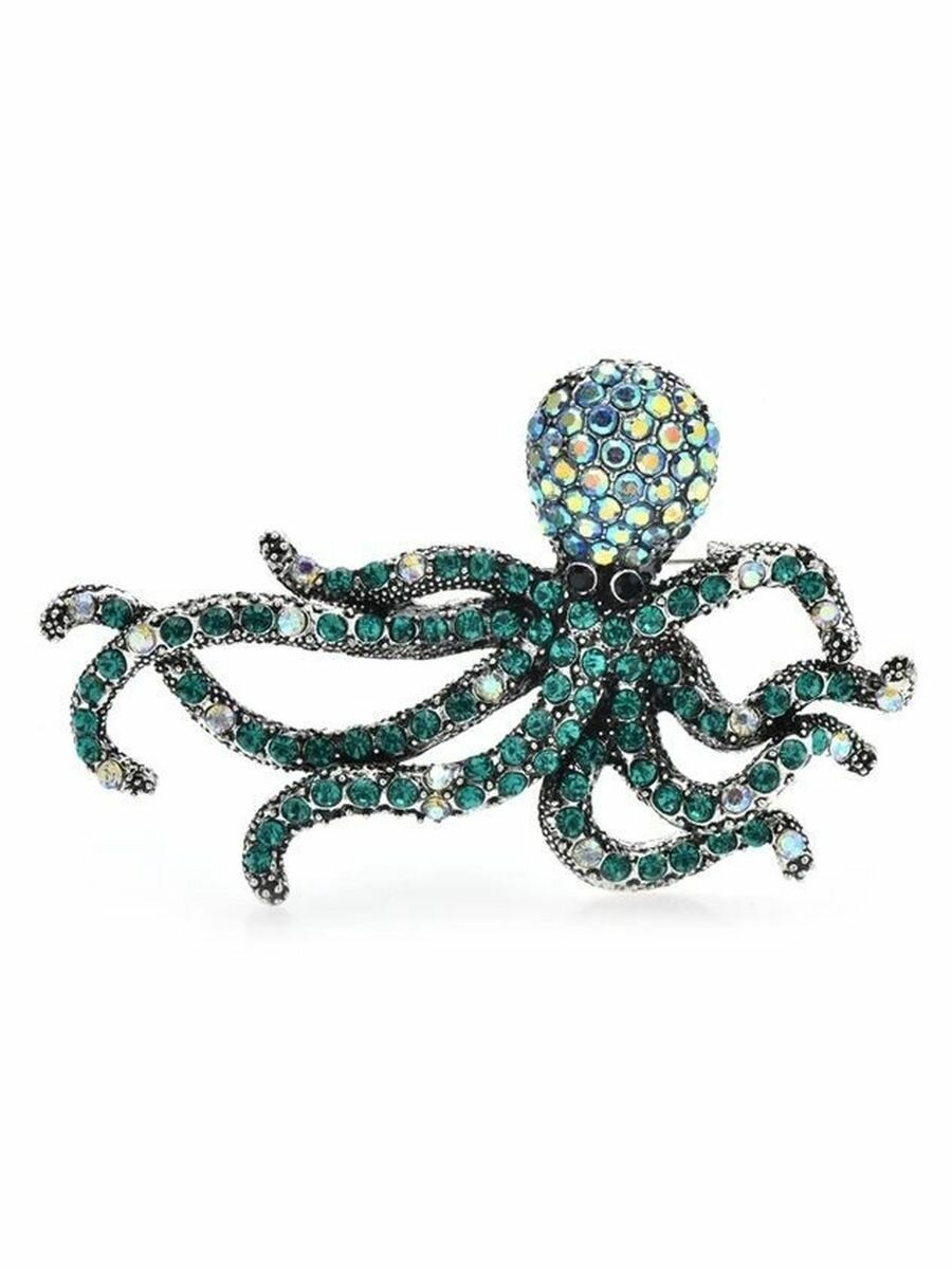 Брошь, стразы