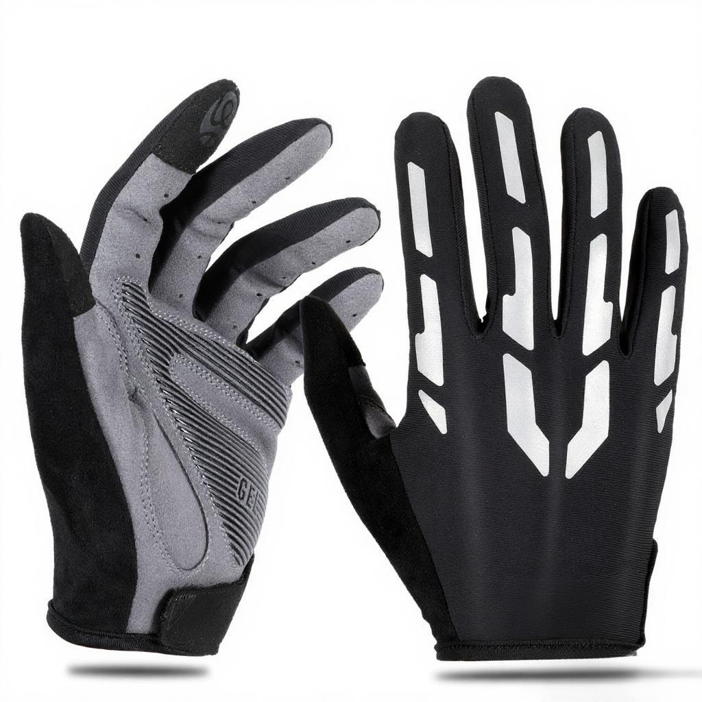 Рiding Reflect Light Glove Bicycle Long Finger Shock Absorbent Breathable Glove Cycling Glove Road Bicycle Glove, Материал: Lycras, Размеры: M/L/XL/2XL (выбор), Вес изделия: M: 41г, L: 43г, XL: 44г, 2XL: 46г, Размер упаковки: 235*154*23мм, Вес упаковки: