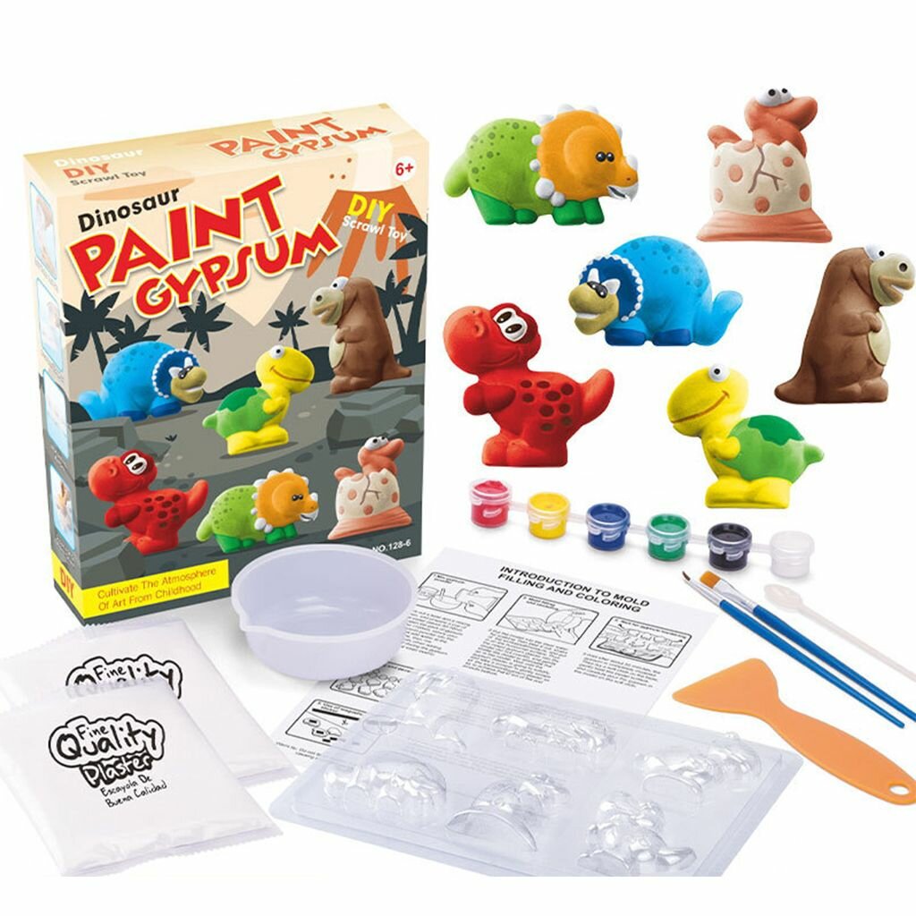Детский набор для рукоделия и искусства, живопись, семейное занятие, подарок на день рождения, игрушки динозавров сделай сам Хэллоуин