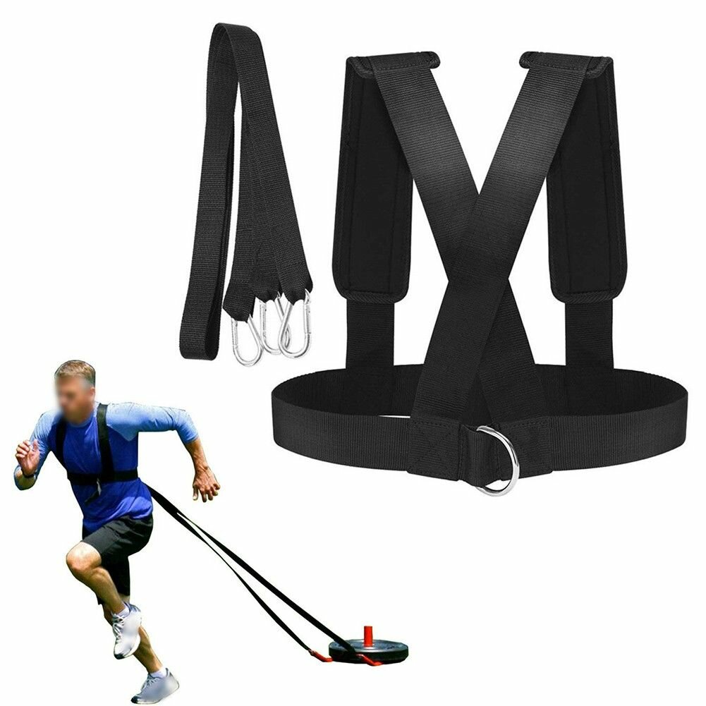 OZ-GLGS-Комплект строп для саней для тренировок по футболу, бегу, сопротивлению, тренировочный комплект