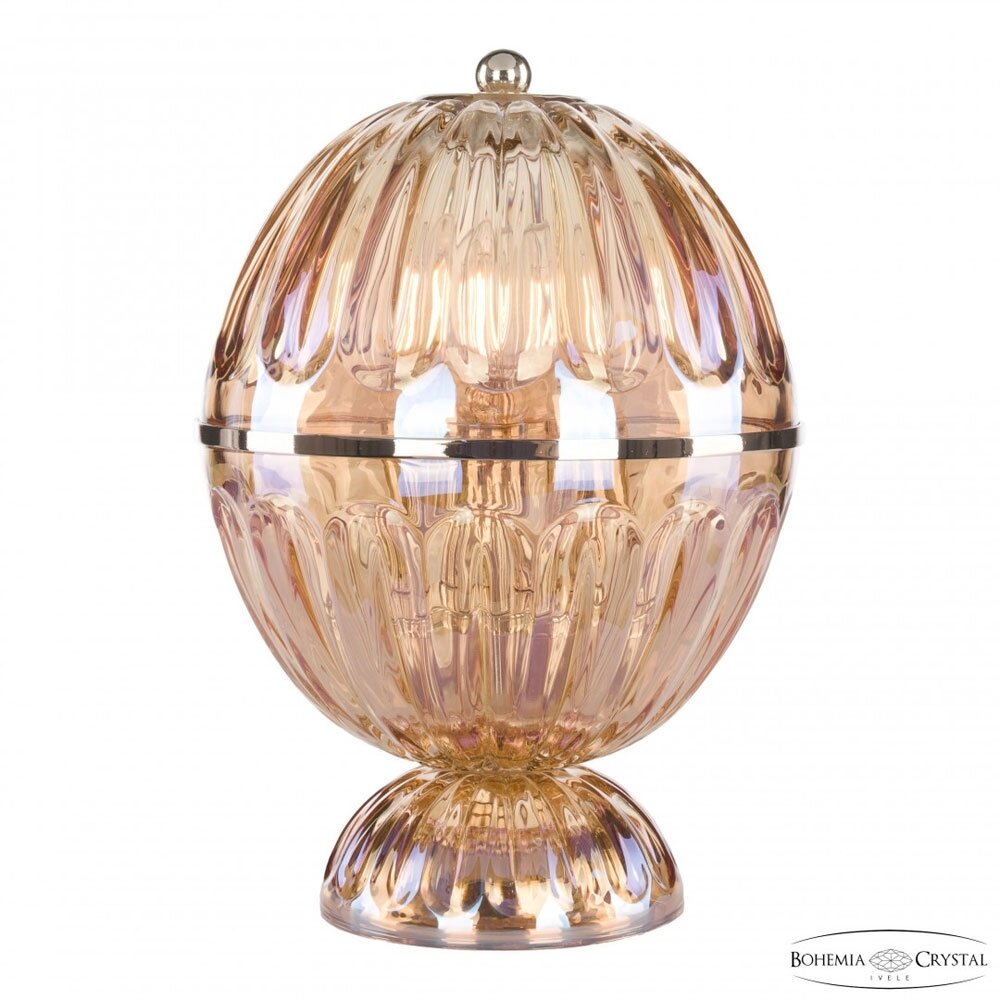 5480L/18 G Shampan/M-1H Настольная лампа хрустальная Bohemia Ivele Crystal, 5480