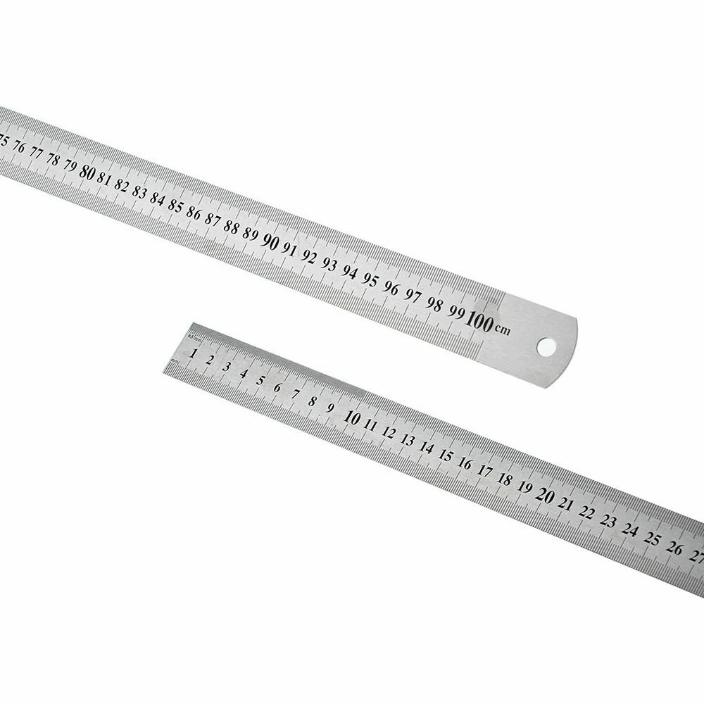 Линейка ермак железная 1м 659-047