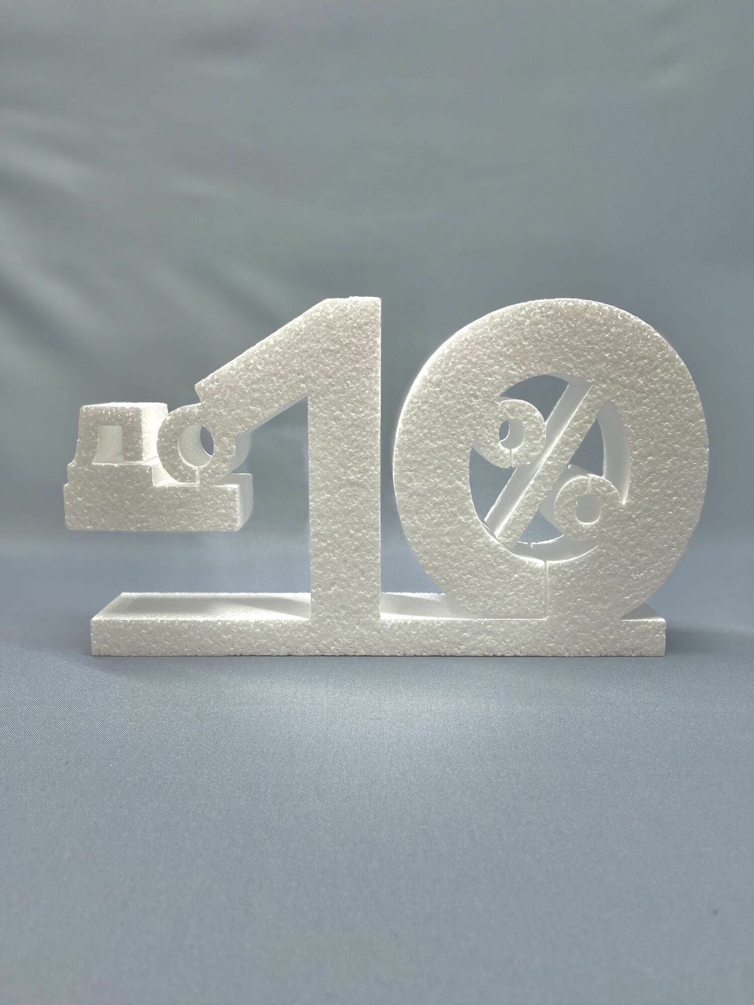 Композиция из пенопласта "до 10%" Указатель скидки 84 х 47 см