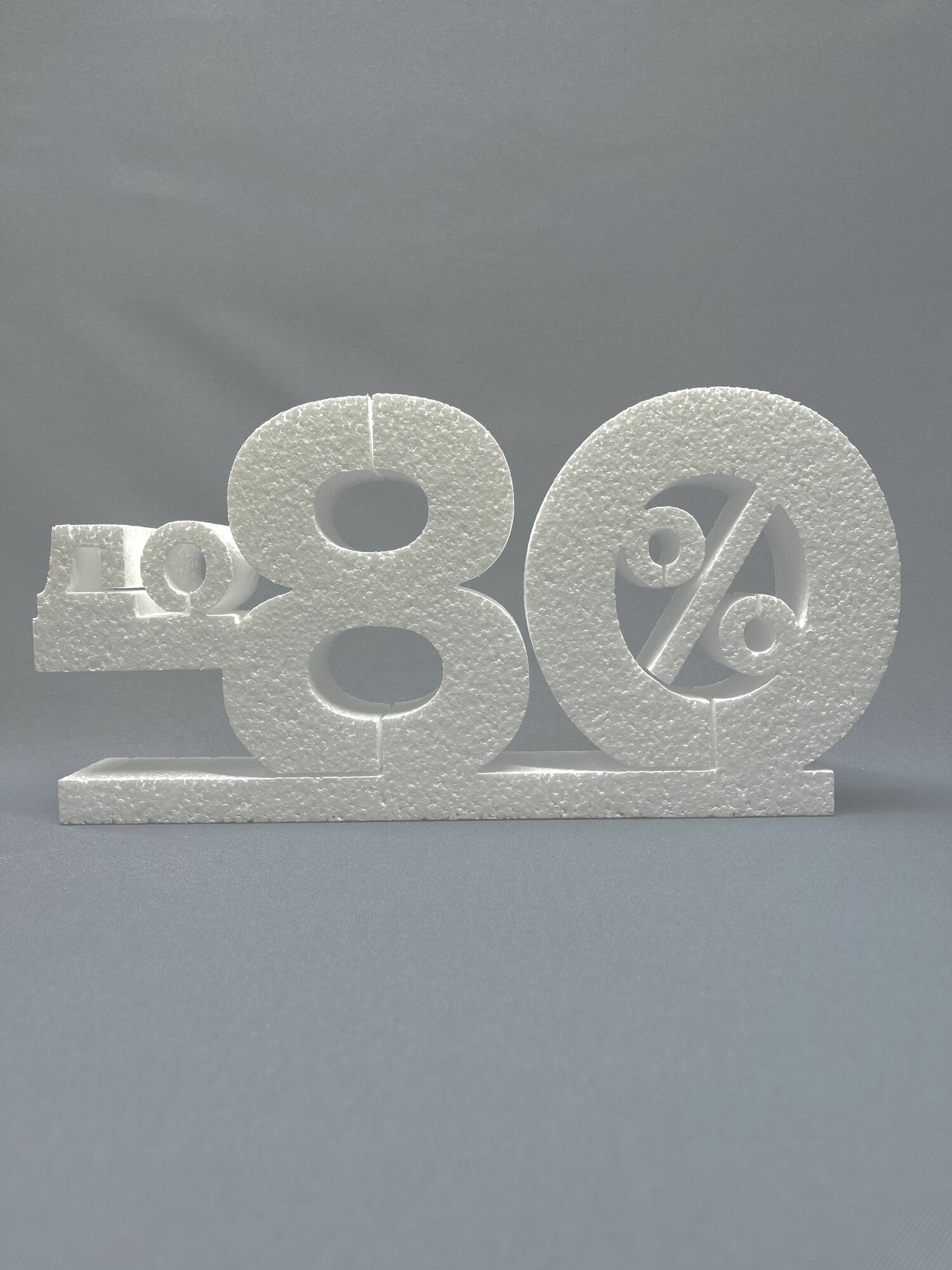 Композиция из пенопласта "до 80%" Указатель скидки 35 х 17 см