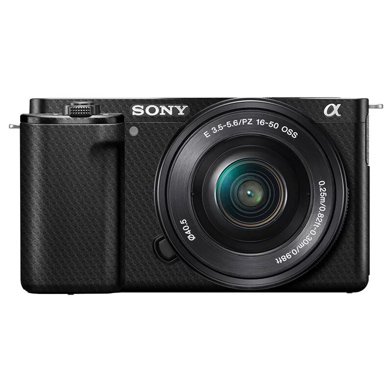 3M пленка для защиты корпуса камеры Sony ZV-E10, черный матричный узор, матовый финиш, полное покрытие, устойчивая к