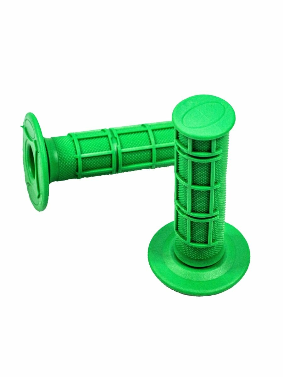 Грипсы MX зеленые для мотоцикла