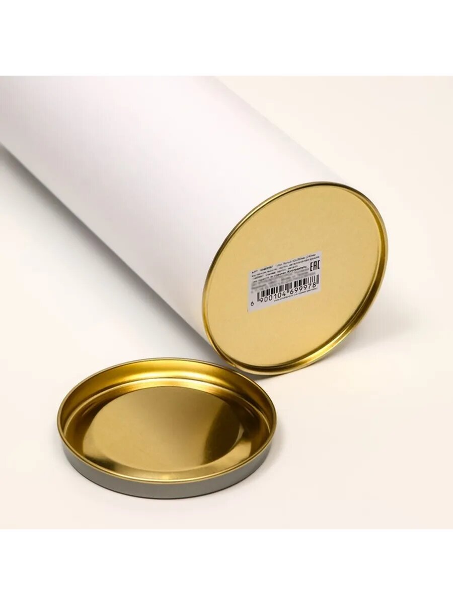 Прочный пластиковый тубус для хранения и перевозки