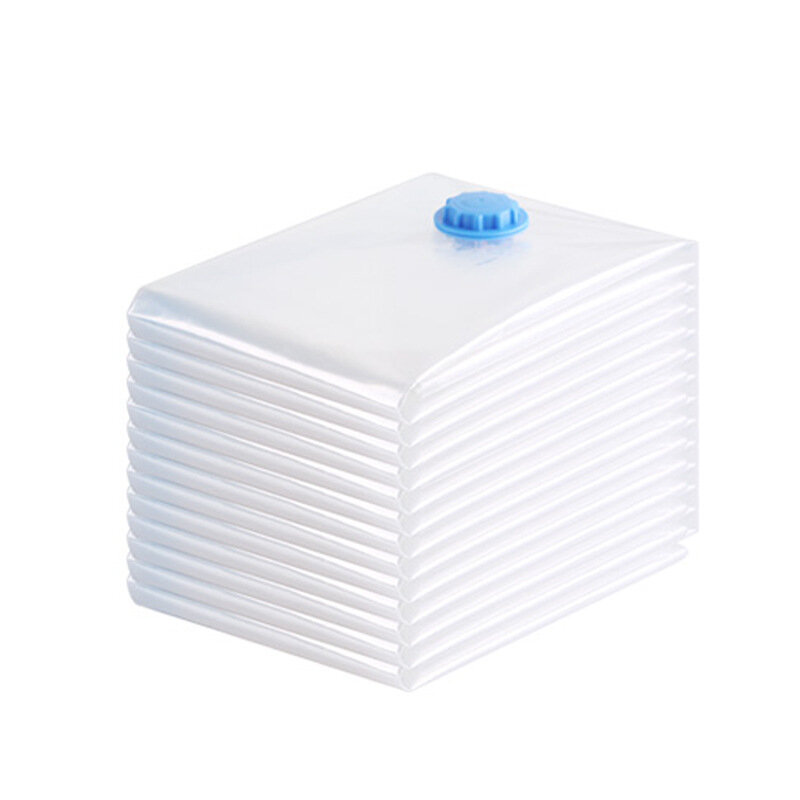 Прозрачная вакуумная компрессионная сумка производителя для хранения одежды Прозрачная белизна_Большой 70*100 см