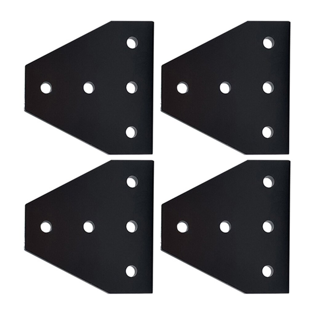 Упаковка из 4-х Т-Образных Угловых Кронштейнов Соединительная Пластина Алюминиевый Профиль Угловая Скоба Пластина Угловая Угловая Пластина Алюминий