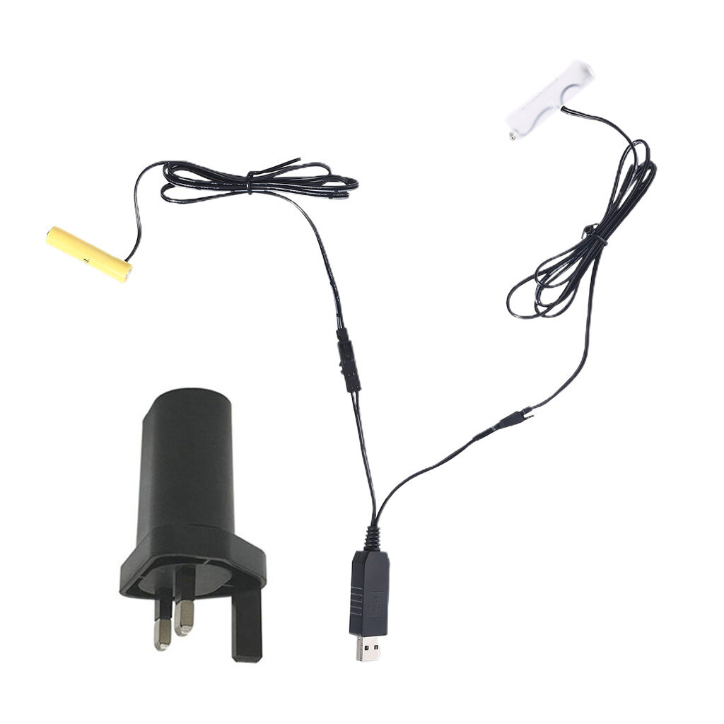 Адаптер питания 2в1 для батареек AA и AAA