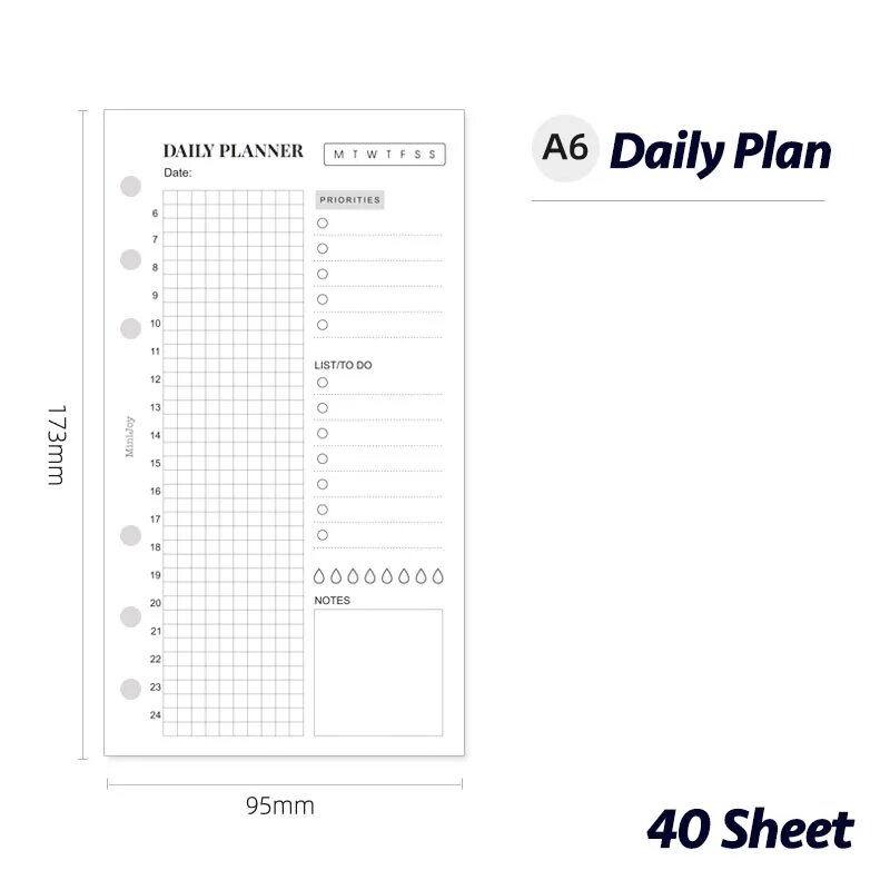 Сменный сердечник из коллекции простых листьев из нержавеющей стали A6