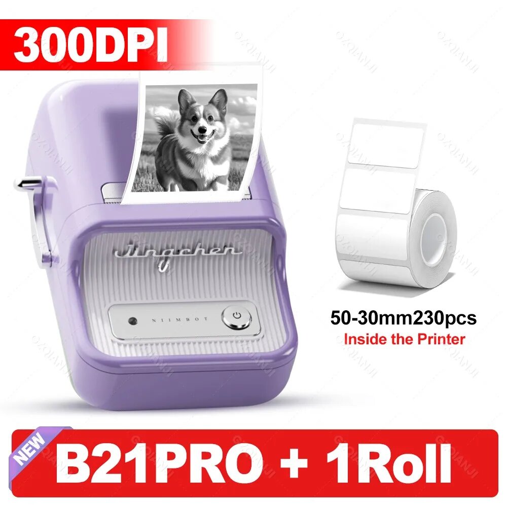 Термопринтер этикеток Niimbot B21Pro PE 300dpi