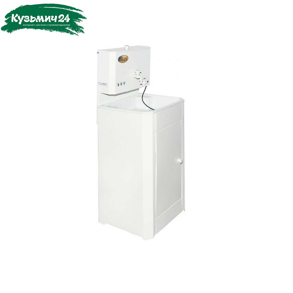 Умывальник дачный Вихрь комфорт с подогревом, нержавейка, белый