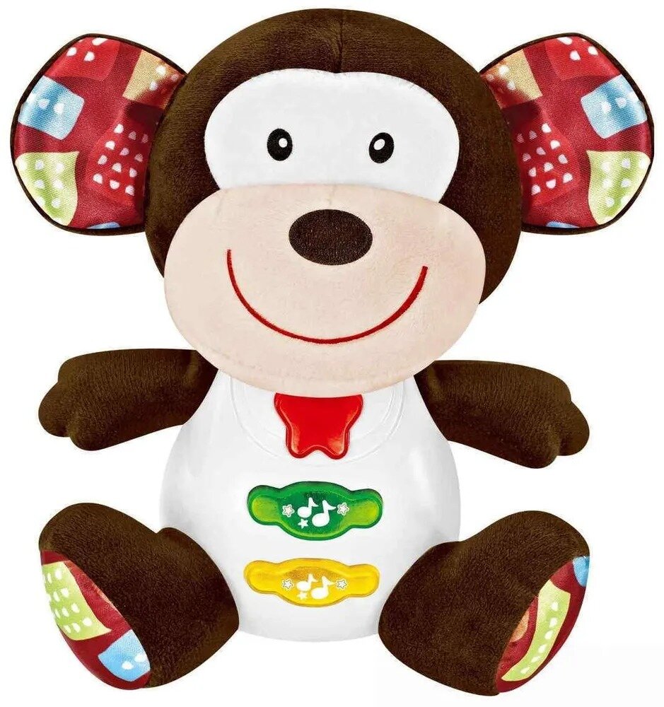 Облако заботы Развивающая игрушка Обезьянка, мелодии Шаинского, свет 810-2 с 6 месяцев