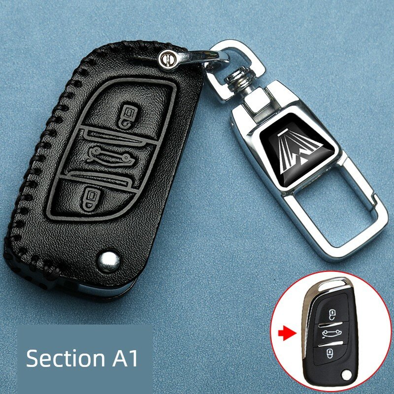 Складной чехол для ключей A1 с многофункциональным брелоком и номером от потери для автомобильных пультов