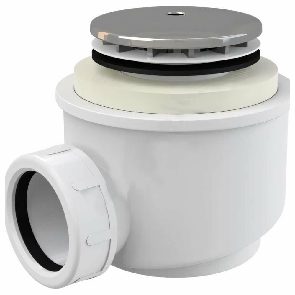 Сифон для поддона Alca Plast 1 1/2x40 h-72 мм, слив крышка, D-71 мм A47CR-50