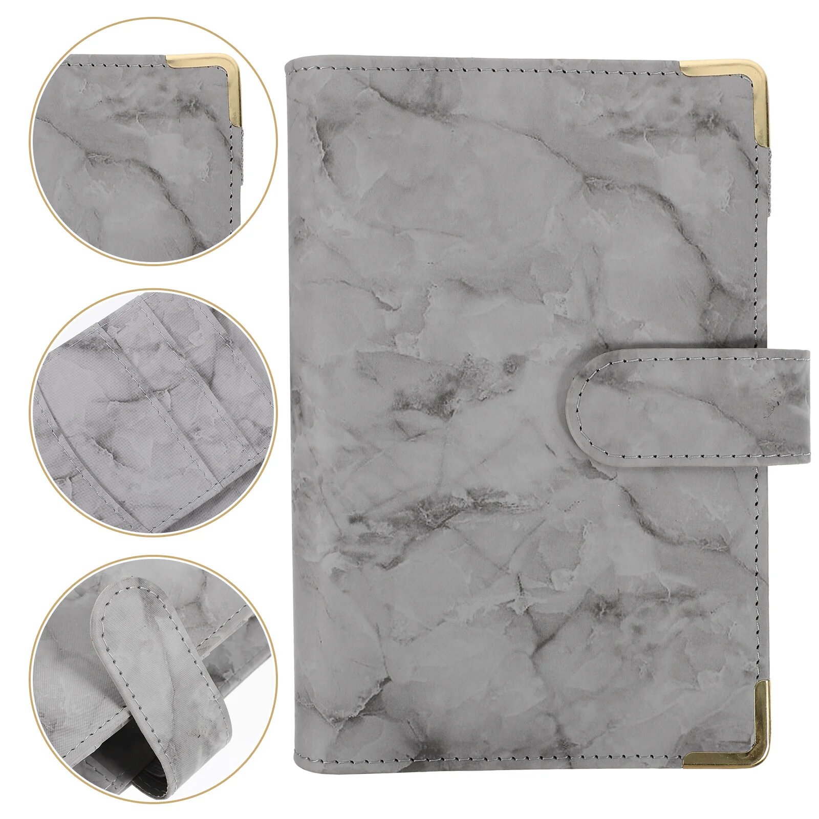 Бюджетный чехол для блокнота А6 из искусственной кожи