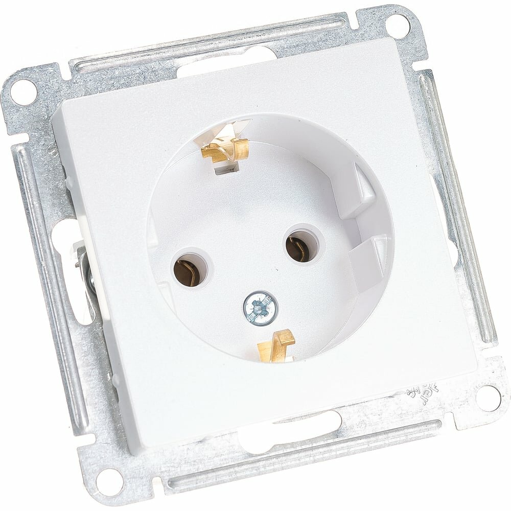 Одноместный механизм розетки Systeme Electric ATLAS DESIGN