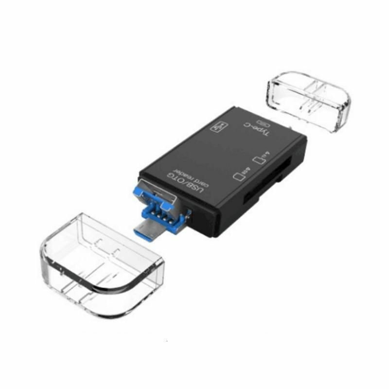 Быстрый кардридер для SDTF SDXC MicroSD карт, Черный