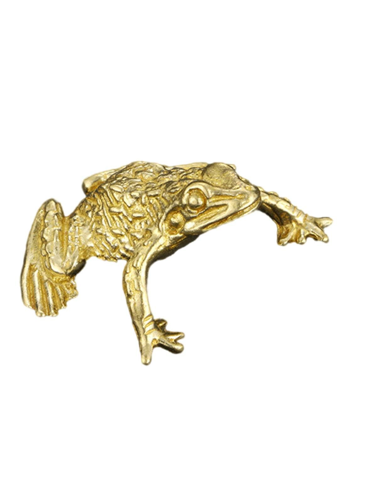 Латунные Статуэтки лягушек, Статуэтки животных, декоративные предметы для украшения дома