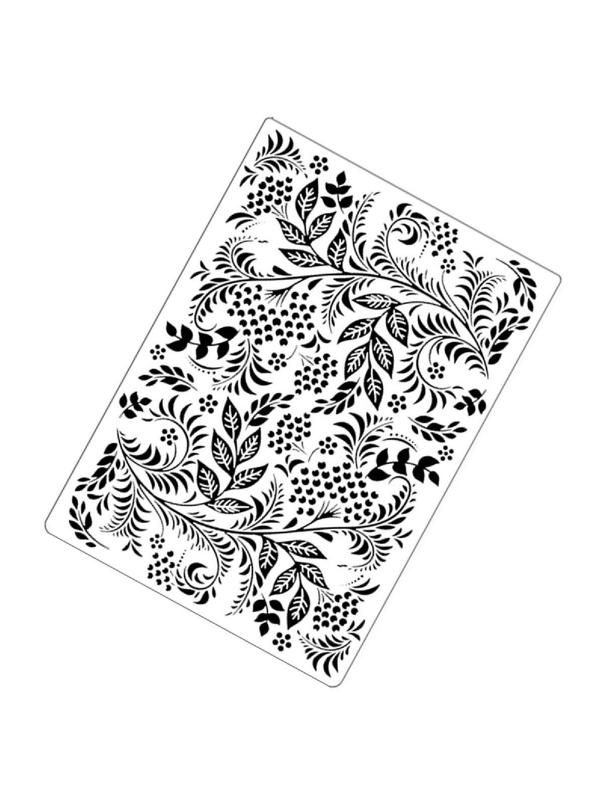 Папки для тиснения Шаблоны для машины для тиснения Трафареты с текстурой цветочных листьев