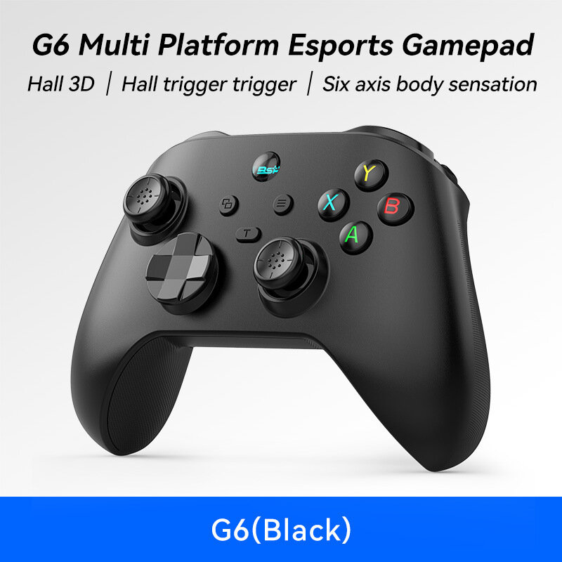 Новый беспроводной игровой контроллер G6 с двойным датчиком вибрации, сенсором движения и непрерывным переключателем для Android, IOS/PC, Bluetooth контроллер